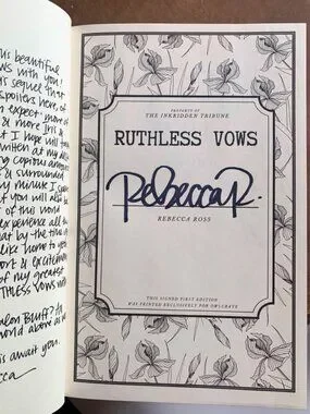 Owlcrate | Other | Owlcrate Divine Rivals And Ruthless Vows Letters Of ...